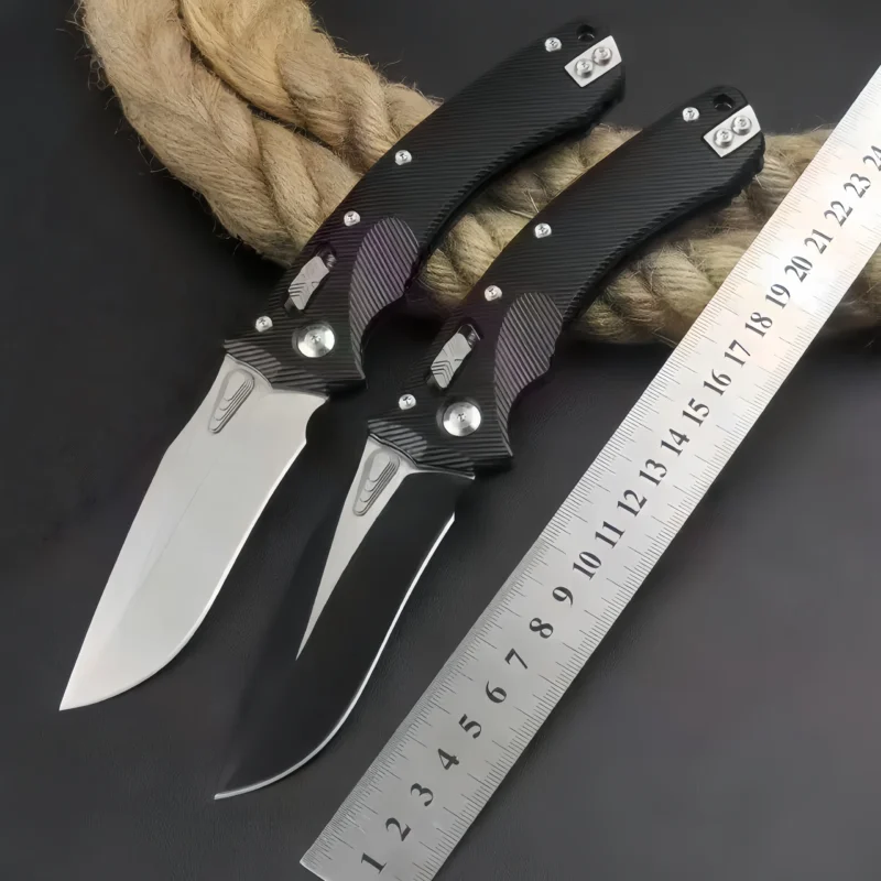 M390 Folding Switchblade OTF Knife - Butterfly Knife.de